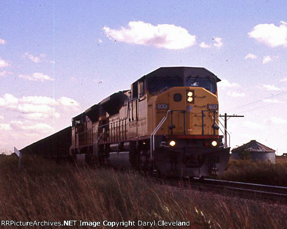 UP 8001 NB Coal Hoppers